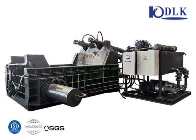 China Metal Automatic PLC 280 Ton 500*500MM Scrap Baler Machine for sale