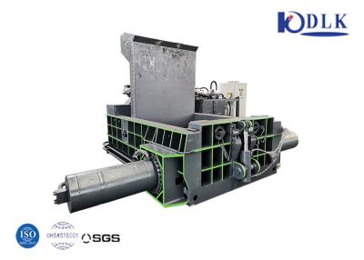 China Hydraulic Steel Scrap Baler Machine 60 kw Double Main Cylinder for sale