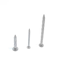 China 3.05 X 65MM Twist Shank Nails Flat Head For Wood , Size Can Custom Made for sale