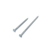 China Flat Head Screw Shank Stainless Steel  Nails 12 # X 50MM Building Nail for sale