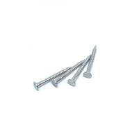 China SUS304 Ring Shank Stainless Steel Flat Head Nails For Wood 3.5 X 45MM for sale
