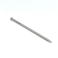 China 4.0X90MM Flat Lost Head Annular Ring Shank SS Nails For Wood for sale