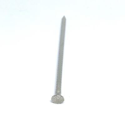 China 3.75X100MM Hollow Shank Stainless Steel Checkered Flat Head Nails for sale
