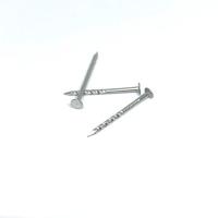 China Twist Shank 304 Stainless Steel Flat Head Nails Rust Protection for sale