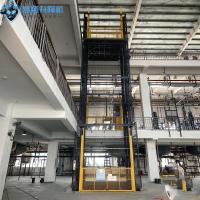 China 10m High 500kg-20000kg Industrial Indoor Goods Lift Hydraulic Cargo Elevator for sale