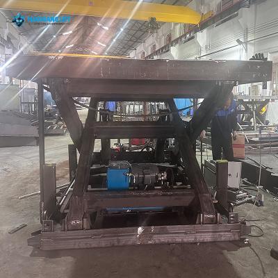 China Anti Slip Fixed Hydraulic Scissor Lift Table Elevator Platform 3000kg 2m For Loading Bays for sale