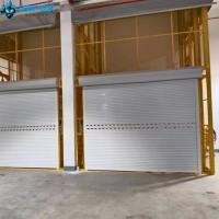 China Manual Hydraulic Warehouse Lifter Mezzanine Floor Goods Lift With Safety Brake for sale