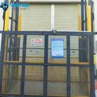 China Heavy Duty Industrial Mezzanine Pallet Lift 4 Floors 5T 10M Counterweight Door For Goods for sale