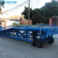 China Industrial Temporary Mobile Loading Dock Ramp Powdercoated Steel for sale