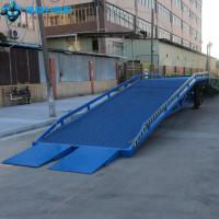 China Industrial Steel Hydraulic Temporary Loading Dock Ramp Portable For Warehouses for sale