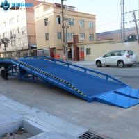 China Industrial Steel Hydraulic Temporary Loading Dock Ramp Portable For Warehouses for sale
