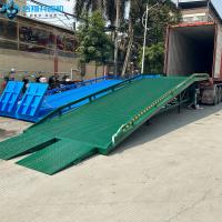 China Customized Moveable Mobile Loading Dock Ramp Reinforced Steel 20 Ton for sale