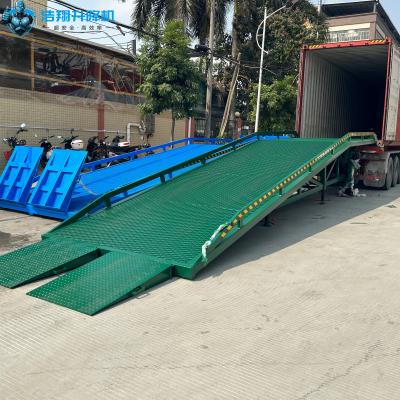 China Customized Moveable Mobile Loading Dock Ramp Reinforced Steel 20 Ton for sale
