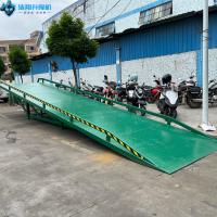 China Custom 10T-20T Cargo Mobile Loading Dock Ramps Flat Forklift Truck Leveler Terminal for sale