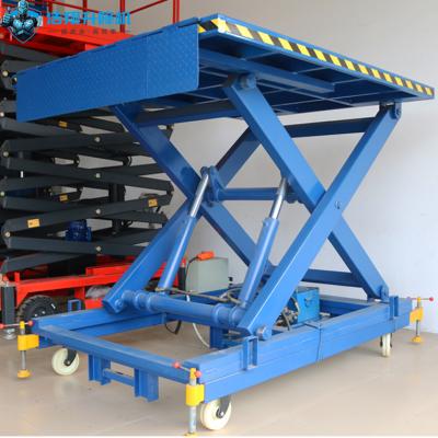 China Multifunctional Stationary Lift Table Scissor Platform 2000KG 3000KG 4000KG for sale
