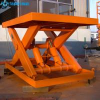 China 20 Ton Stationary Double Scissor Lift Table Large Platform Workbench for sale