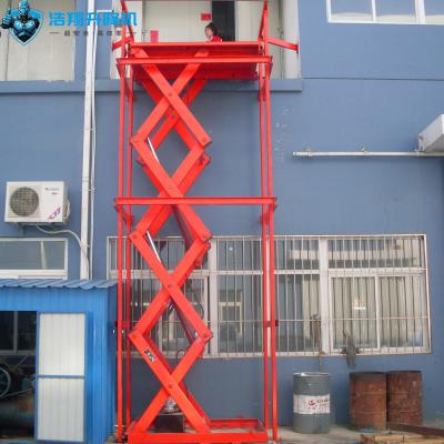 China Customized Stainless Steel Stationary Scissor Lift Table For Warehouse Factory Hoist for sale