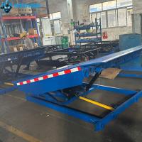 China Mechanical Container Loading Dock Leveler Platform Lifter 15mm Plate for sale