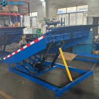 China Mechanical Container Loading Dock Leveler Platform Lifter 15mm Plate for sale
