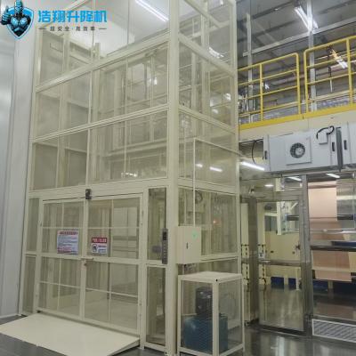 China Hydraulic Cargo Lift Warehouse Goods Ladder Lift Guideway Freight Elevator for sale
