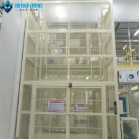China 10T Hydraulic Freight Elevator Guide Rail Goods Lift For Workshop Heavy Duty Chain Drive System for sale