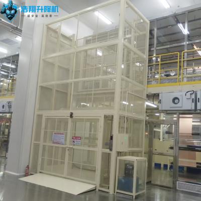 China CE Certified 8T Hydraulic Pallet Lift Vertical Goods Elevator for Warehouse Loading for sale