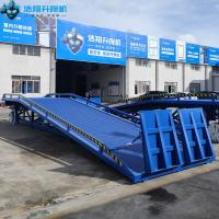 China Adjustable Mobile Container Load Loading Ramp 10-20t Hydraulic Lift Tables for Container Loading and Unloading for sale