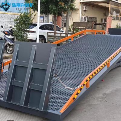 China 10t Mobile Portable Loading Container Ramp Yard Ramp Anti-Rust Paint for sale