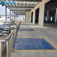 China Hydraulic Loading Yard Ramp Non-Slip Diamond Mesh and Precision Steel Pipe for sale