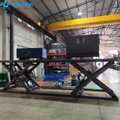 China Anti Skid 10T Stationary Scissor Lift Platform With 5000mm Max Height for sale