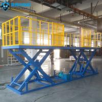 China 4 Tons Electric Stationary Lift Table Stationary Scissor Lift Mechanism White Fixed Scissor Lift Platform for sale