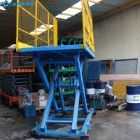 China 4 Tons Stationary Lift Table Stationary Scissor Lift Mechanism Fixed Scissor Lift Platform For Loading Freight for sale