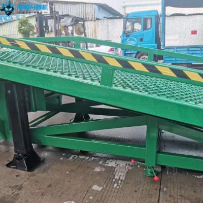 China Universal Equipment Synergy CE/ISO Hydraulic Dock Ramp Portable Forklift Ramp for sale
