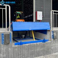 China 6T Adjustable Hydraulic Static Warehouse Container Stationary Logistics Dock Leveler for sale