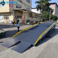 China 1.2m-1.68m Adjustment Range Electric Hydraulic Dock Container Ramp for sale