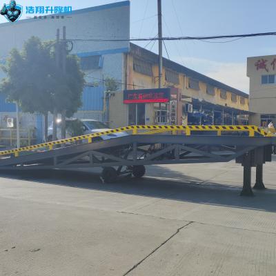 China CE 10t Mobile Container Loading Unloading Ramp Dock Leveler Forklift Yard Ramp for sale