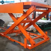 China 220v/380v 2-20m Anti-slip Patterned Plate Fixed Scissor Lifting Platform for sale