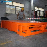 China 220v/380v 2-20m Anti-slip Patterned Plate Fixed Scissor Lifting Platform for sale