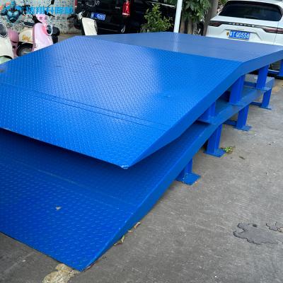 China Non-standard Customized Blue 3T 5M Manual Dock Ramp Explosion-Proof Manual Dock Ramp for sale