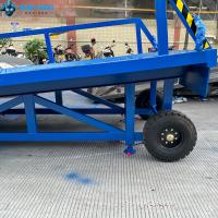 China Forklift Companion Adjustable Height Tough Diamond Plate Enables Quick Safe for sale
