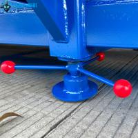 China Forklift Companion Adjustable Height Tough Diamond Plate Enables Quick Safe for sale