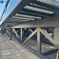 China Manual Dock Ramp Forklift Auxiliary Adjustable Height Diamond Surface Resists Slips Enables One Person for sale
