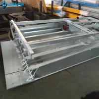 China HX-GTY 6×8 Heavy Duty Mechanical Automatic Adjustable Hydraulic Dock Leveler for Warehouse for sale