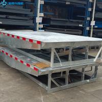 China Heavy Duty Electro Mobile Hydraulic Loading Dock Equipment with Durable Hydraulic Dock Leveler for sale