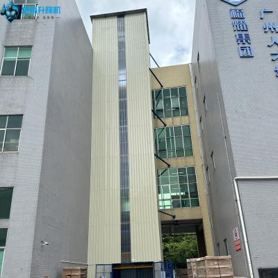 China 3Ton Hydraulic Guide Rail Cargo Lift for Warehouses for sale