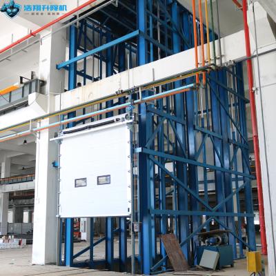 China Hydraulic Guide Rail Cargo Lift for Industrial Material Handling for sale