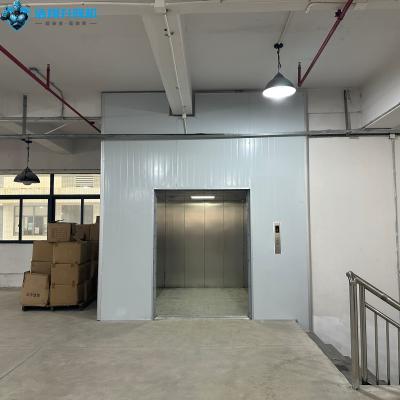 China Hydraulic Guide Rail Freight Elevator for Industrial Material Lifting for sale