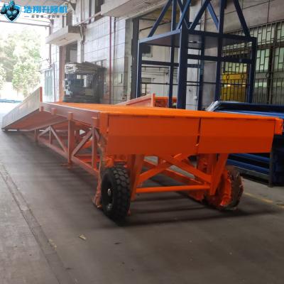 China 10ton Container Truck Forklift Loading Unloading Ramp Mobile Dock Ramp for sale