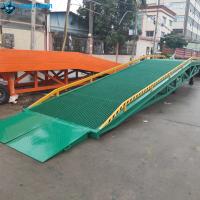 China Hydraulic Unloading Mobile Boarding Bridge Foldable Dock Ramp for Container Loading for sale