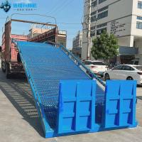China Load Capacity 6-15 Tons Adjustable Warehouse Loading Ramp Container Dock Ramp for sale